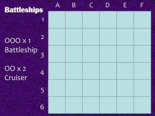 Battleships | Teaching Resources