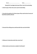 GCSE Food Prep and Nutrition NEA Task 1 Research resources | Teaching ...