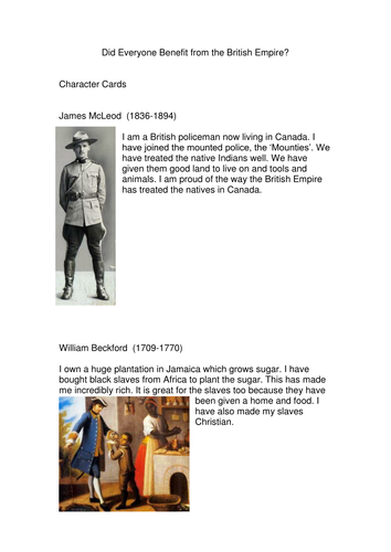 Winners and Losers of the British Empire- KS3 History-Empire Unit ...