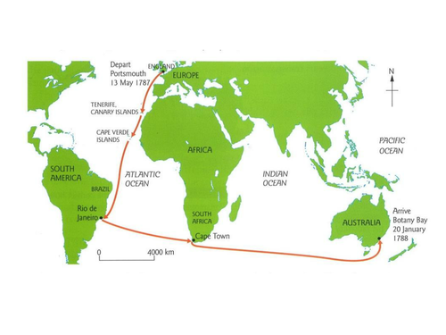 British Empire- Crime and Cook's discovery of Australia | Teaching ...