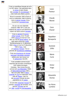 French - Famous French people in history | Teaching Resources