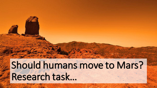Research Project: Humans on Mars | Teaching Resources