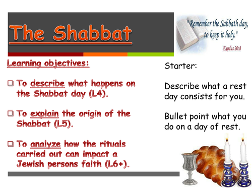 Judaism - The Shabbat | Teaching Resources