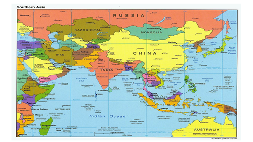 Location Knowledge - Asia (8 of 10) | Teaching Resources
