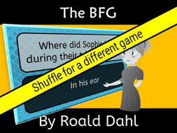 BFG The Big Friendly Giant Roald Dahl Novel Study Review | Teaching ...
