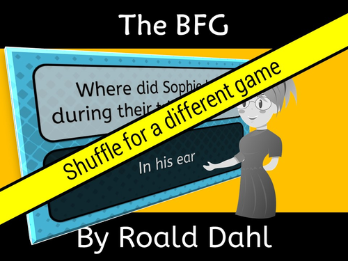 BFG The Big Friendly Giant Roald Dahl Novel Study Review | Teaching ...