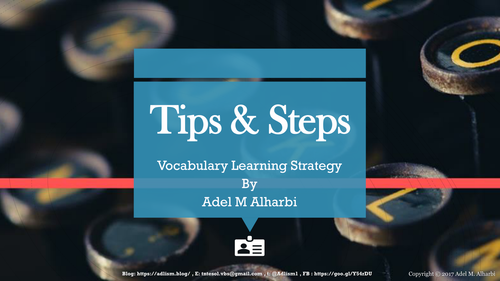 Vocabulary Learning Strategy | Teaching Resources