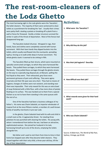 The Holocaust | Teaching Resources