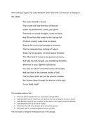 Macbeth Revision (Low/middle ability) | Teaching Resources