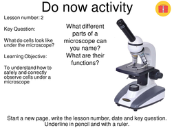 Microscopy required practical - NEW AQA GCSE | Teaching Resources