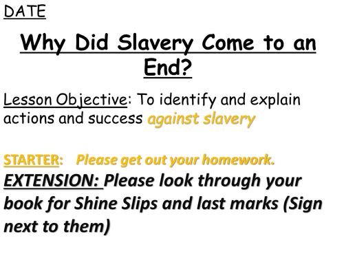 Amazing Grace - End of Slavery - Abolition Factors GB Lesson | Teaching ...