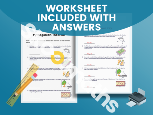Pythagoras Theorem - Interactive Digital Maths Lesson for Year 9 ...