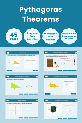 Pythagoras Theorem -Key Stage 3 | Teaching Resources