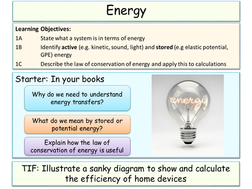 Energy | Teaching Resources