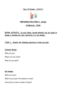 How to write and stage a monologue - stimulus: fear; GCSE Drama ...