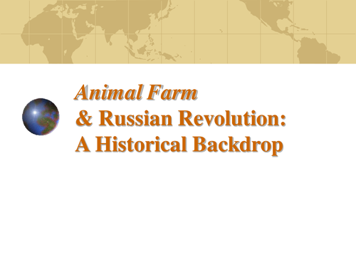 Animal Farm Historical Background PPT | Teaching Resources