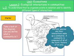 Ecological interactions | Teaching Resources
