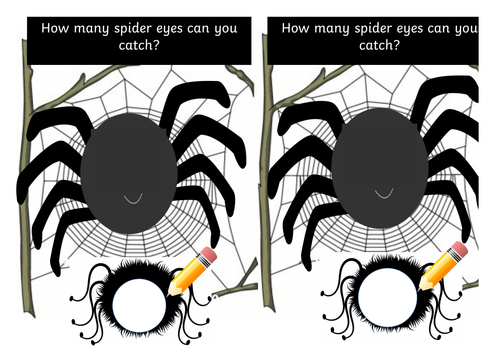 Spiders, Halloween, counting, fine motor skills, numicon and number ...