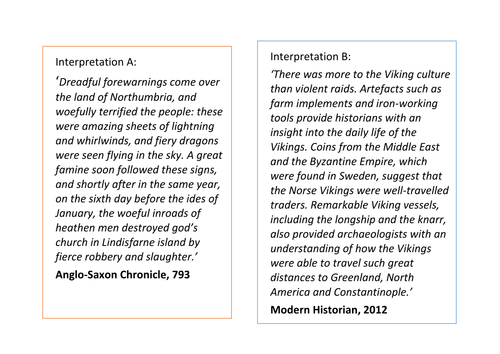 Who were the Vikings double lesson including assessment based on new ...