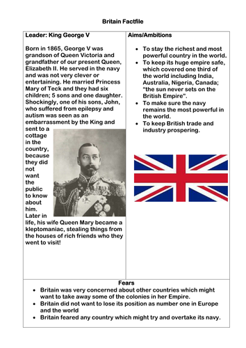 First World War - Lesson 1 -5 most powerful countries in Europe in 1914 ...