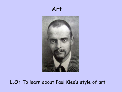 Paul Klee Teaching PowerPoints | Teaching Resources