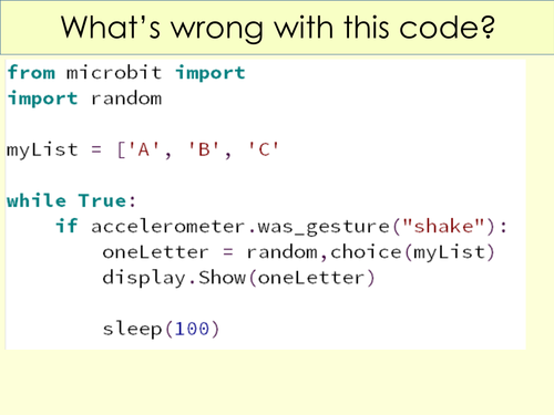 KS3 - MicroBit with MicroPython lesson bundle | Teaching Resources