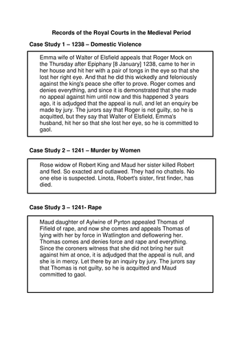 Crime and Punishment - Edexcel 9-1 History GCSE - Medieval England ...