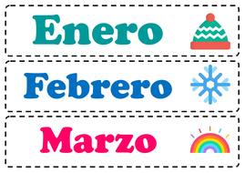 Poster - Spanish - Los meses del año y los días de la semana | Teaching ...