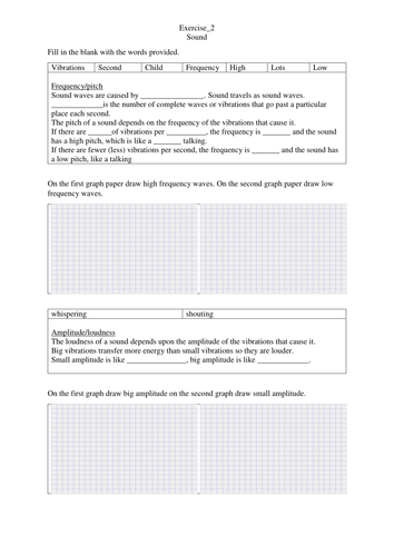 Sound - Year 8, KS3 stage | Teaching Resources