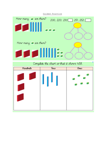 Year 3 White Rose Place Value Week 1 Teaching Resources
