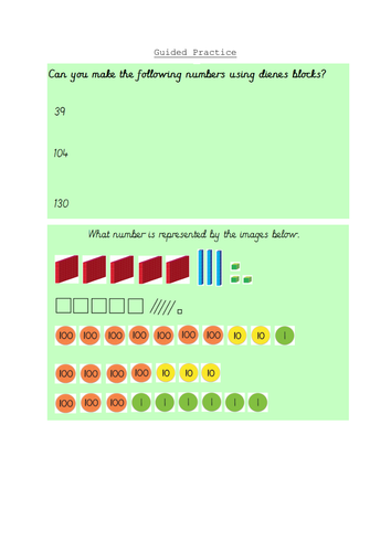 Year 3 White Rose Place Value Week 1 Teaching Resources