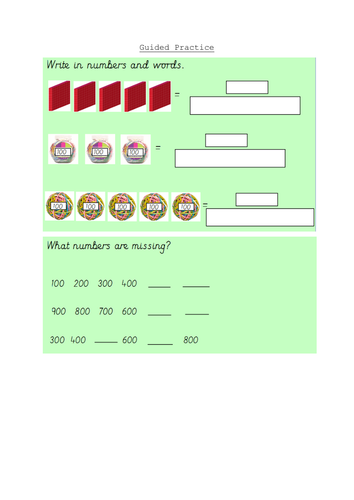 Year 3 White Rose Place Value Week 1 | Teaching Resources