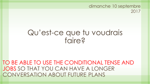 Jobs new GCSE Studio Foundation French | Teaching Resources