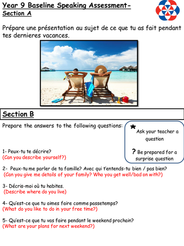 Year 9 French Mastery Pack - Studio 3 Rouge - New assessments ...