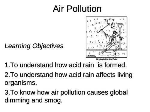 Air Pollution NEW AQA 1-9 GCSE biology | Teaching Resources