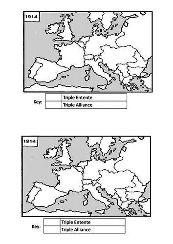 World War One Alliances | Teaching Resources