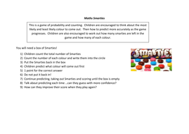 Maths Smarties Game | Teaching Resources