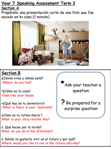Year 7 Spanish Mastery Assessment Pack - Listos 1 - New assessments ...