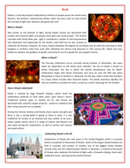 Diwali - Reading Comprehension Worksheet | Teaching Resources