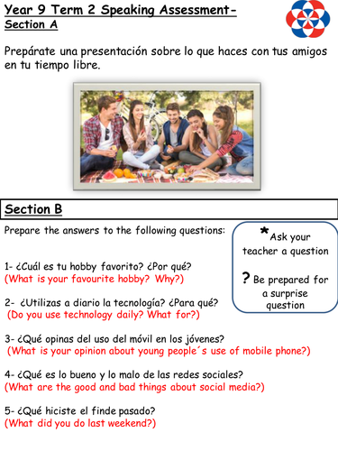 Year 9 Spanish Mastery Assessment Pack - Listos 3 Rojo - New ...