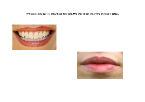 Facial features worksheets | Teaching Resources