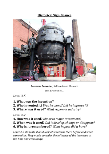 Inventions during the Industrial Revolution - Full lesson - Historical ...