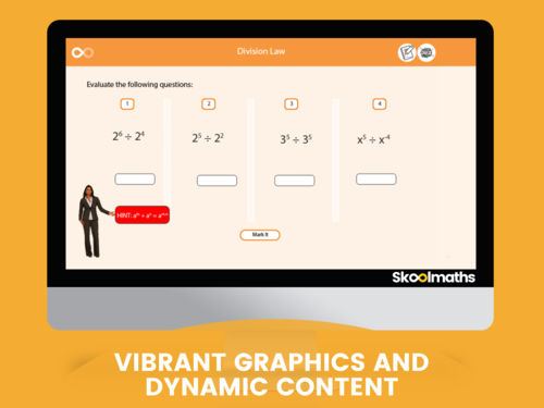 Laws of Indices - KS3 Digital Lesson and Activities | Teaching Resources