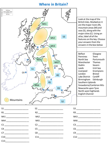 UK Map | Teaching Resources