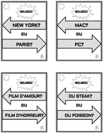 GCSE FRENCH: Ceci ou Cela - French Game of 2 Extremes Ice-breaker ...
