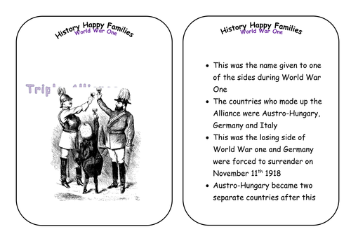 History Happy Families Collection - OPEN EVENING | Teaching Resources