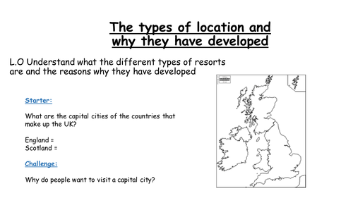 Different types of destinations | Teaching Resources