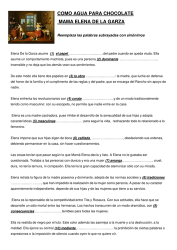 Como Agua Para Chocolate Mama Elena