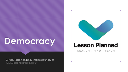 PSHE Democracy School Council Elections Lesson | Teaching Resources