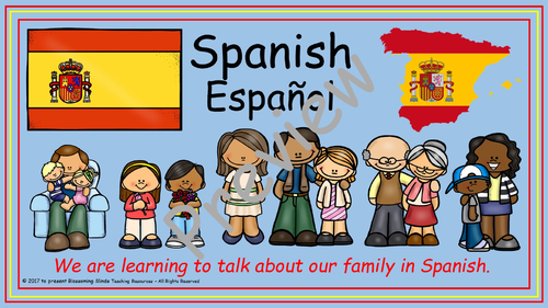 Spanish lesson and resources : Family Members / la familia | Teaching ...